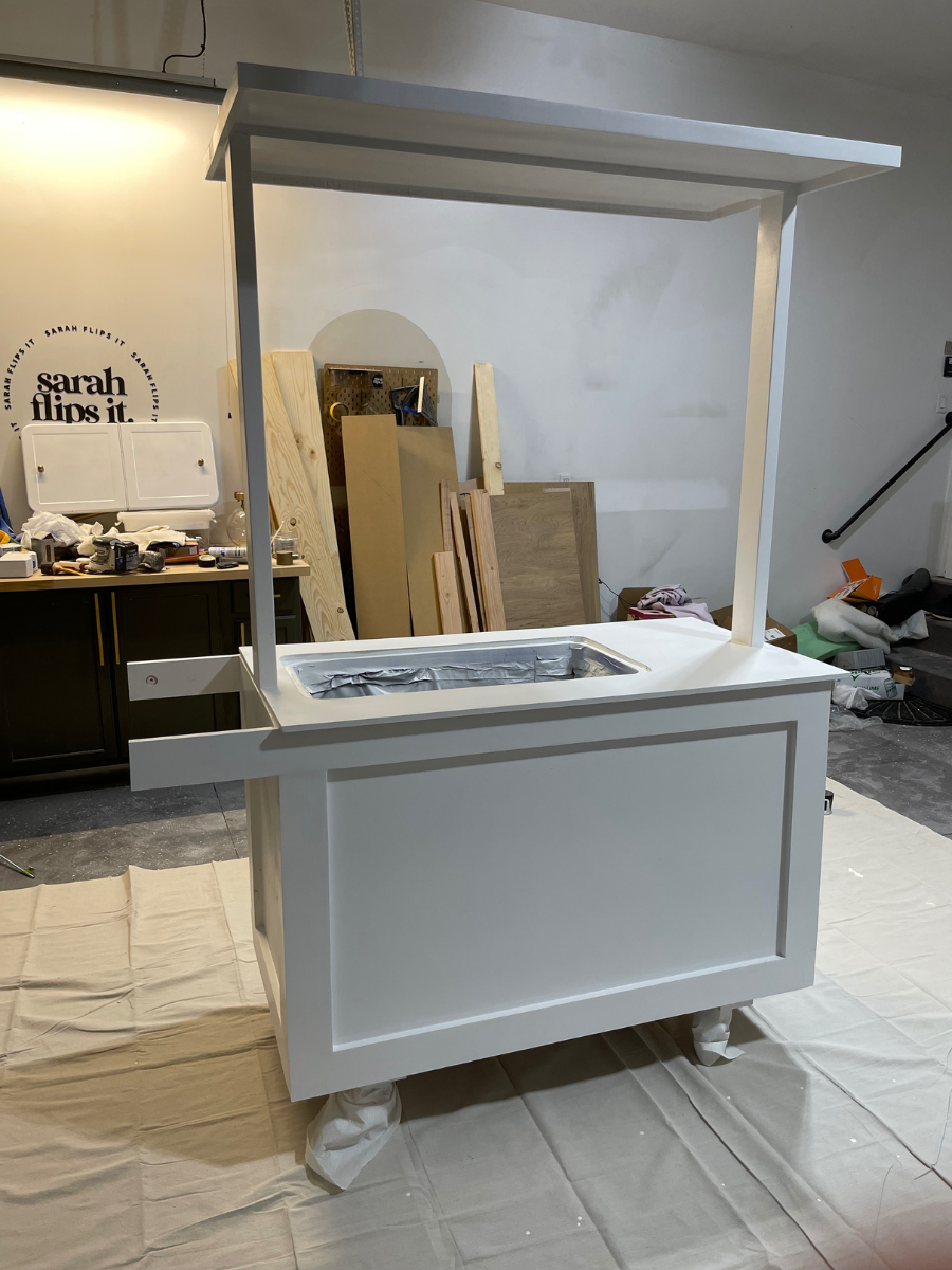 Create Your Own DIY Ice Cream Cart with Tutorial - Sarah Flips It