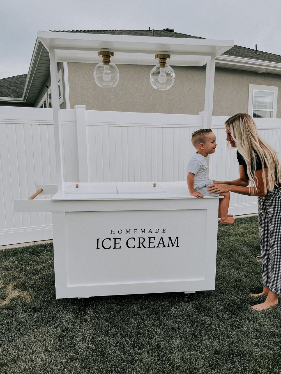 Create Your Own DIY Ice Cream Cart with Tutorial - Sarah Flips It