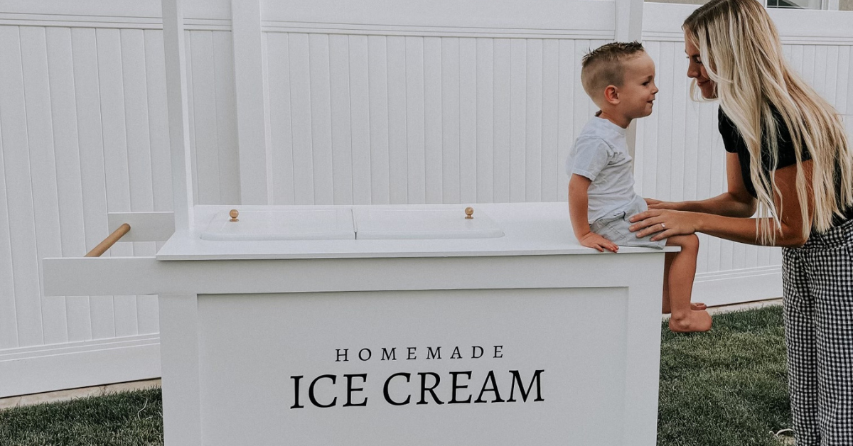 Create Your Own DIY Ice Cream Cart with Tutorial - Sarah Flips It